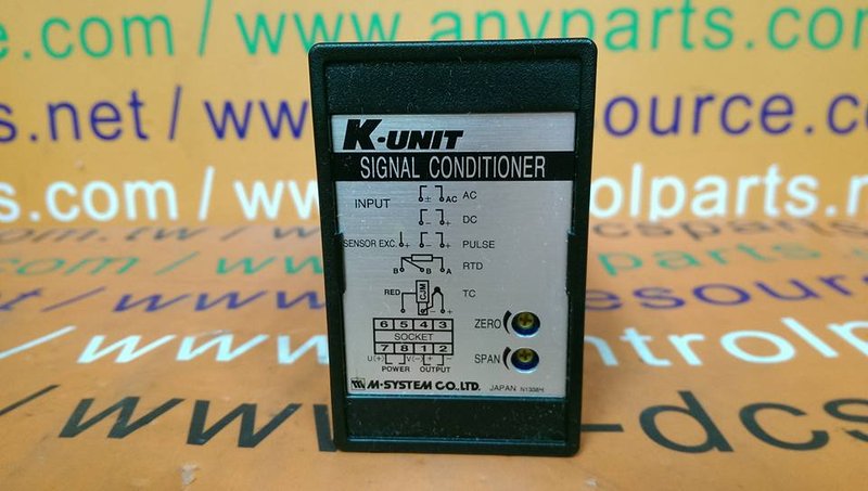 M.SYSTEM KRS-4A-C K-UNIT SIGNAL CONDITIONER RTD TRANSMITTER - PLC DCS SERVO Control MOTOR POWER ...